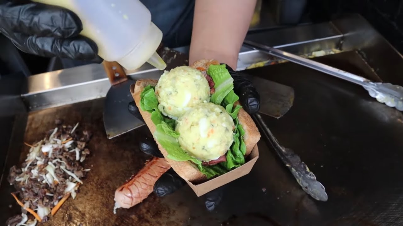 Sausage Snack Recipes | Korean Bulgogi Toast and Potato Toast Sandwich ...