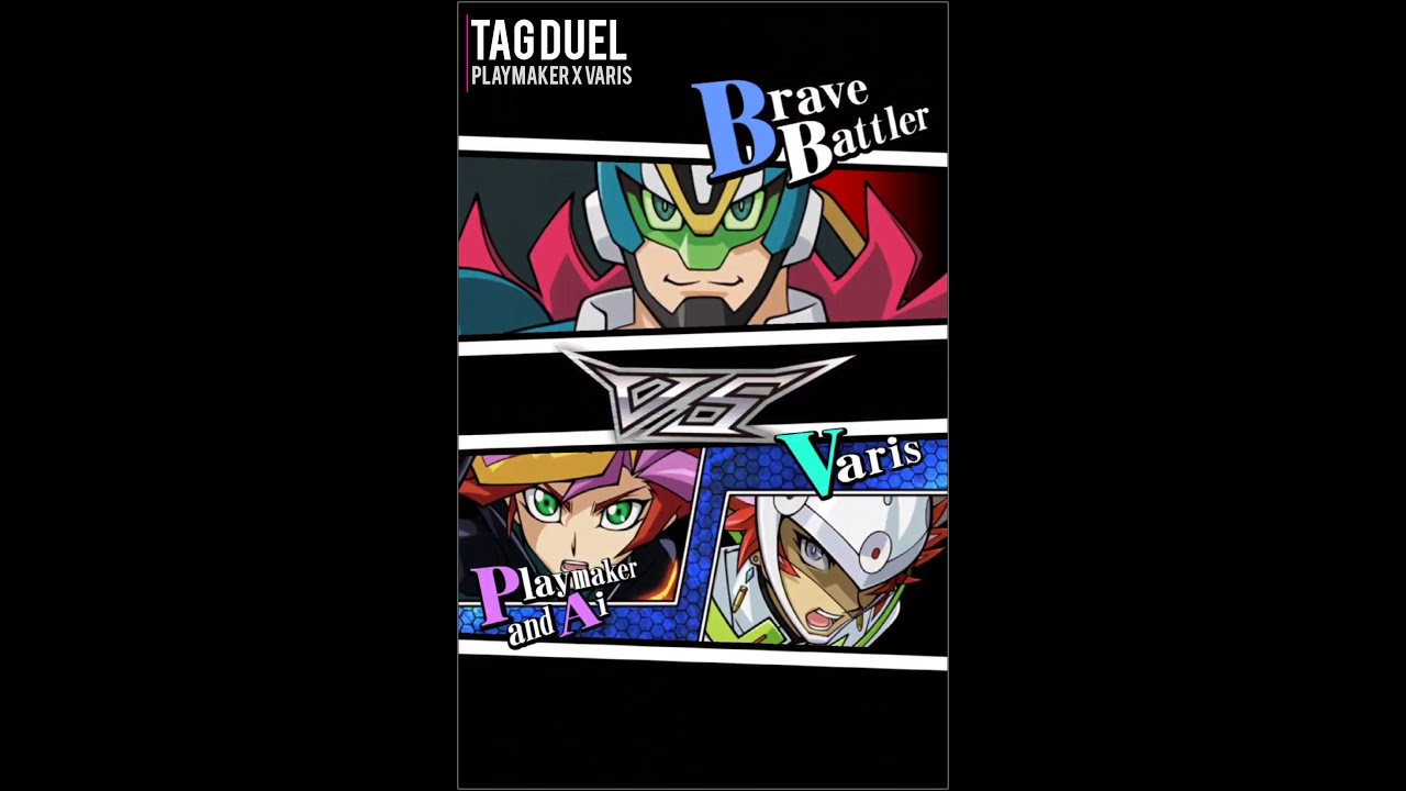 Yugioh Duel Links - 1 Vs 2 Brave Battler Vs Playmaker x Varis - YouTube