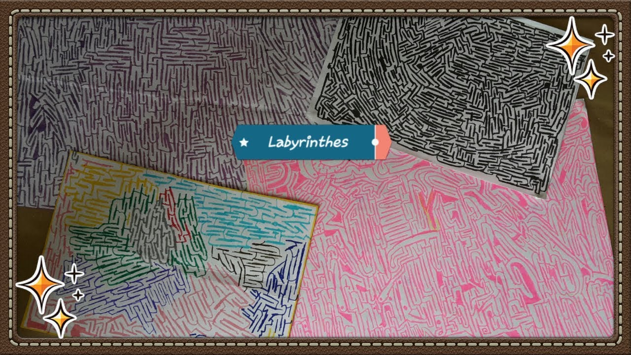 TUTO #12: Comment dessiner des labyrinthes - YouTube