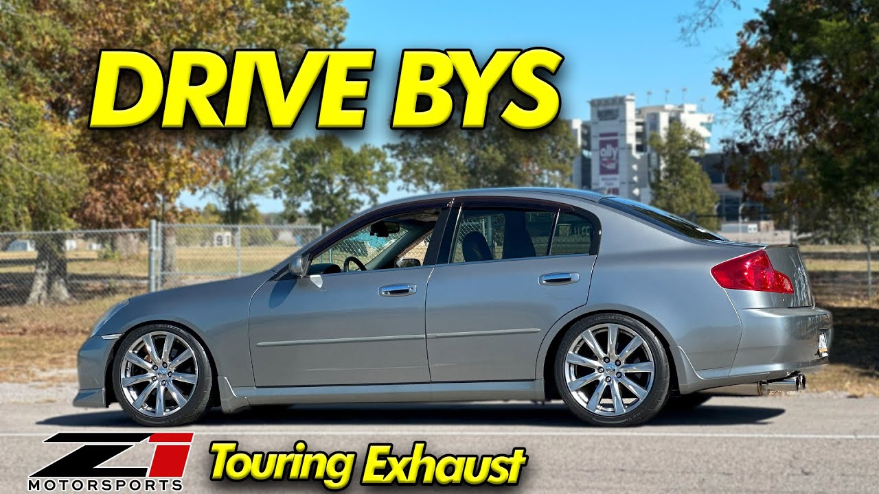 G35 Sedan w/ Z1 Touring Exhaust // Drive Bys - YouTube