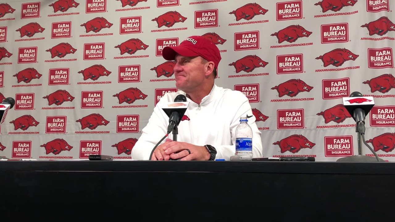 HawgBeat.com - Chad Morris Post-Game Press Conference, Hogs Over Tulsa ...