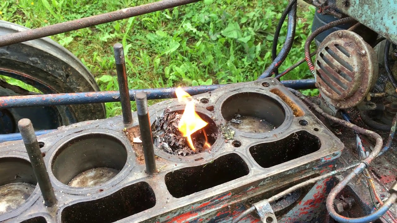 Massey Ferguson TEA20 Tractor Part 3 - I set fire to the engine in ...