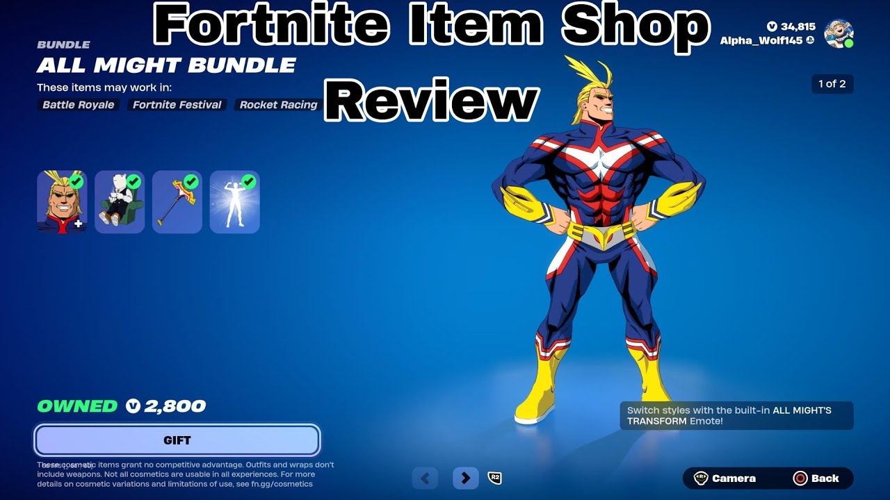Fortnite: Item Shop Review [May 11th, 2024] (Fortnite Chapter 5) - YouTube