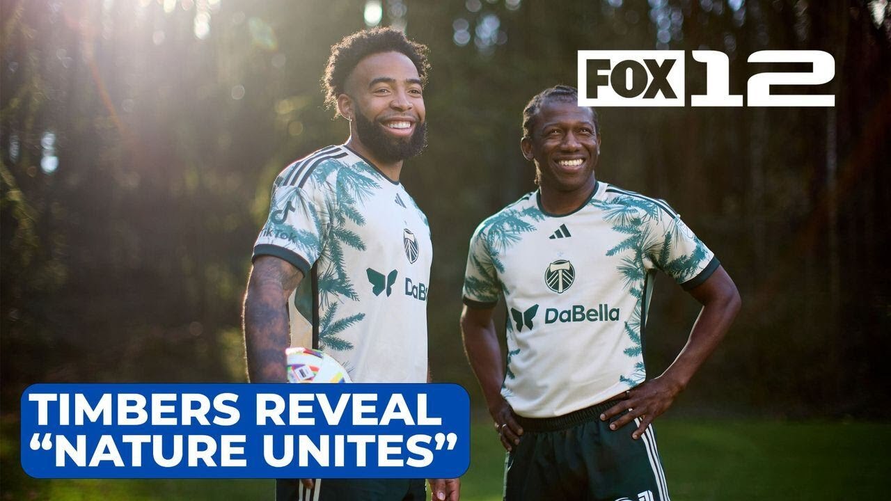 Portland Timbers unveil new kits inspired by native Oregon trees - YouTube