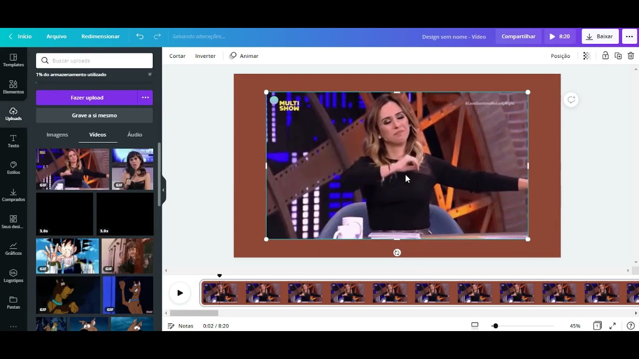 CRIANDO/EDITANDO VÍDEO NO CANVA | TUTORIAL - YouTube