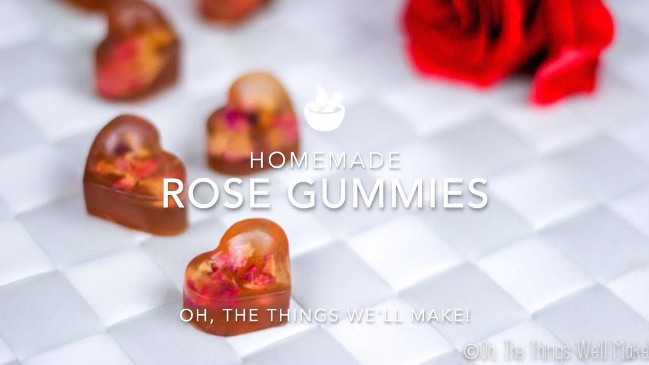 Rose Sweets: Rose Petal Gummies for Valentine’s Day - YouTube