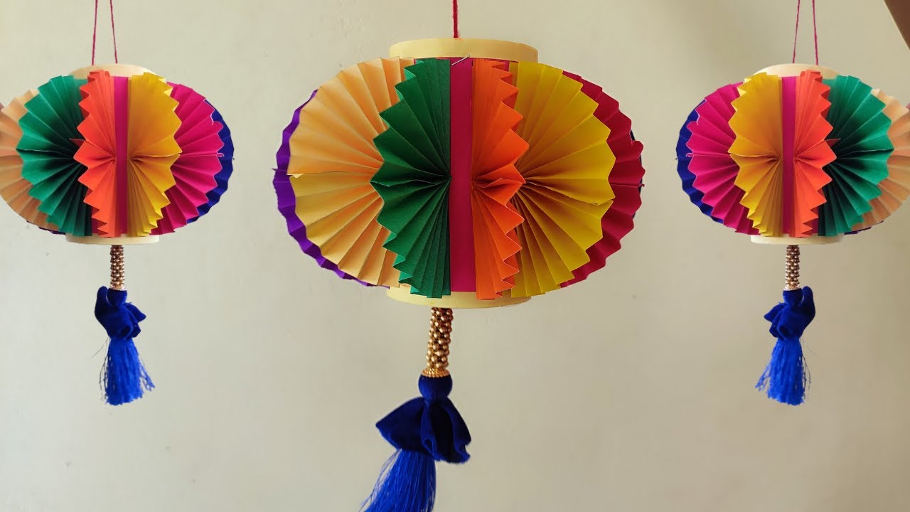 Stage Decoration DIY: Creative Wall Hanging Paper Craft Tutorial ...