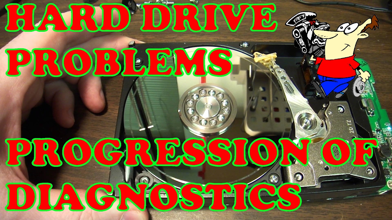 HARD DRIVE PROBLEMS PROGRESSION OF DIAGNOSTICS -3640- - YouTube