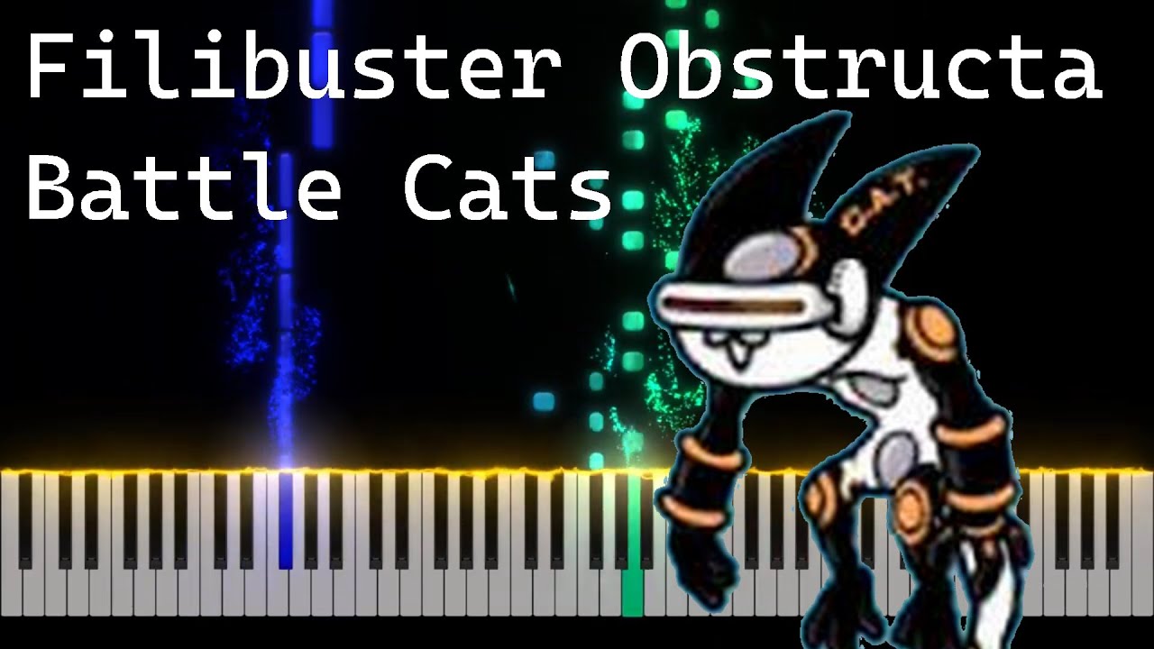Filibuster Obstructa Theme (Battle Cats) - Piano Tutorial [Nivek.Piano ...