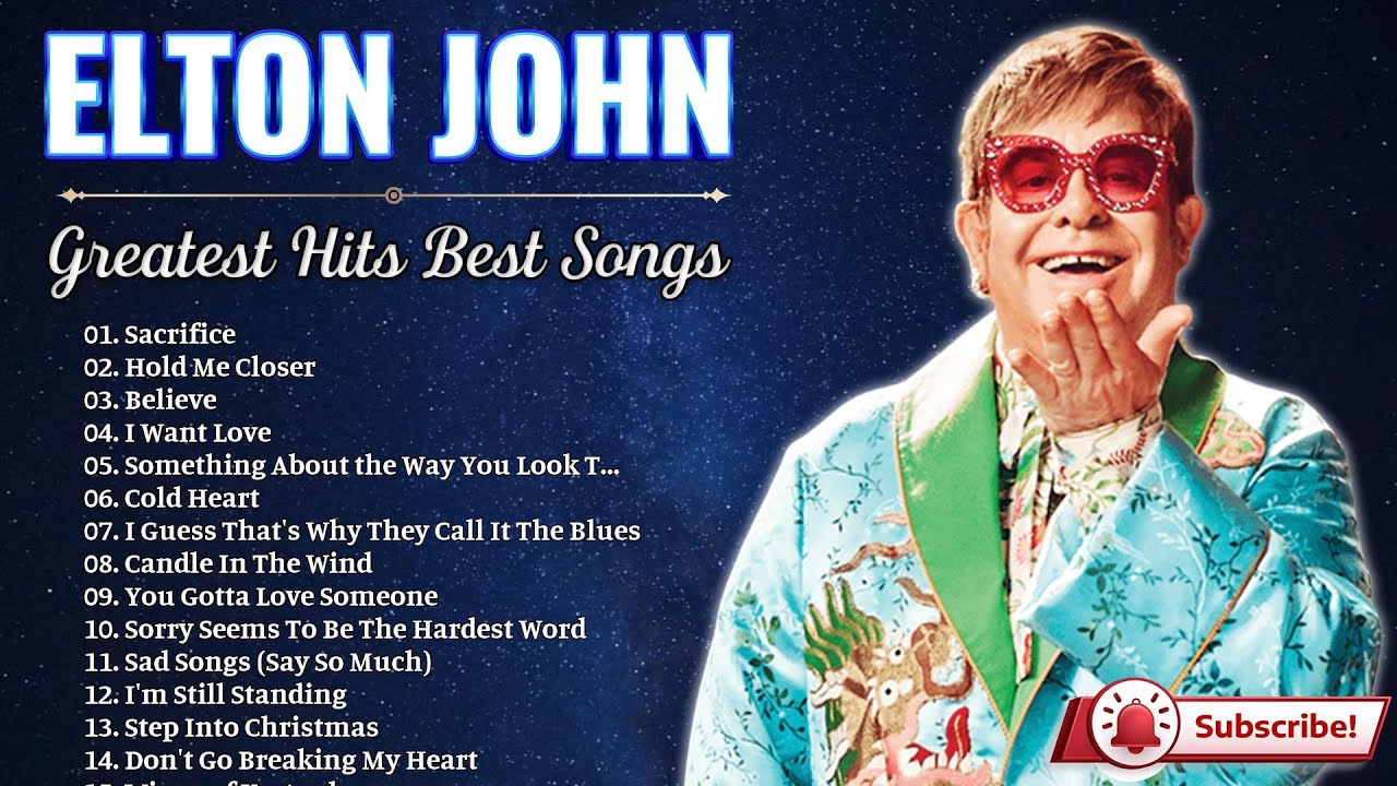 Best Of Elton John Top 40 🙌 Playlist Elton John Soft Rock New 2025 ...