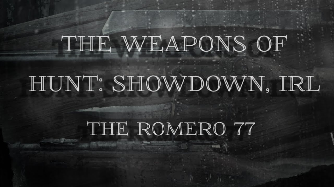Hunt: Showdown, The Romero 77 in Real Life - YouTube