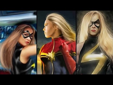 CAPTAIN MARVEL SARA' RONDA ROUSEY? - Matioski Heroes - YouTube