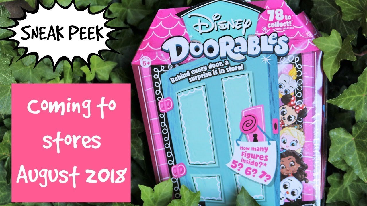 SNEAK PEEK Disney Doorables UNBOXING & Product Info - YouTube
