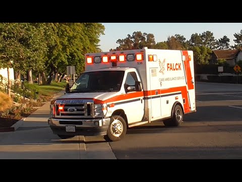 Falck Ambulance 8145 Responding Code 3 - YouTube