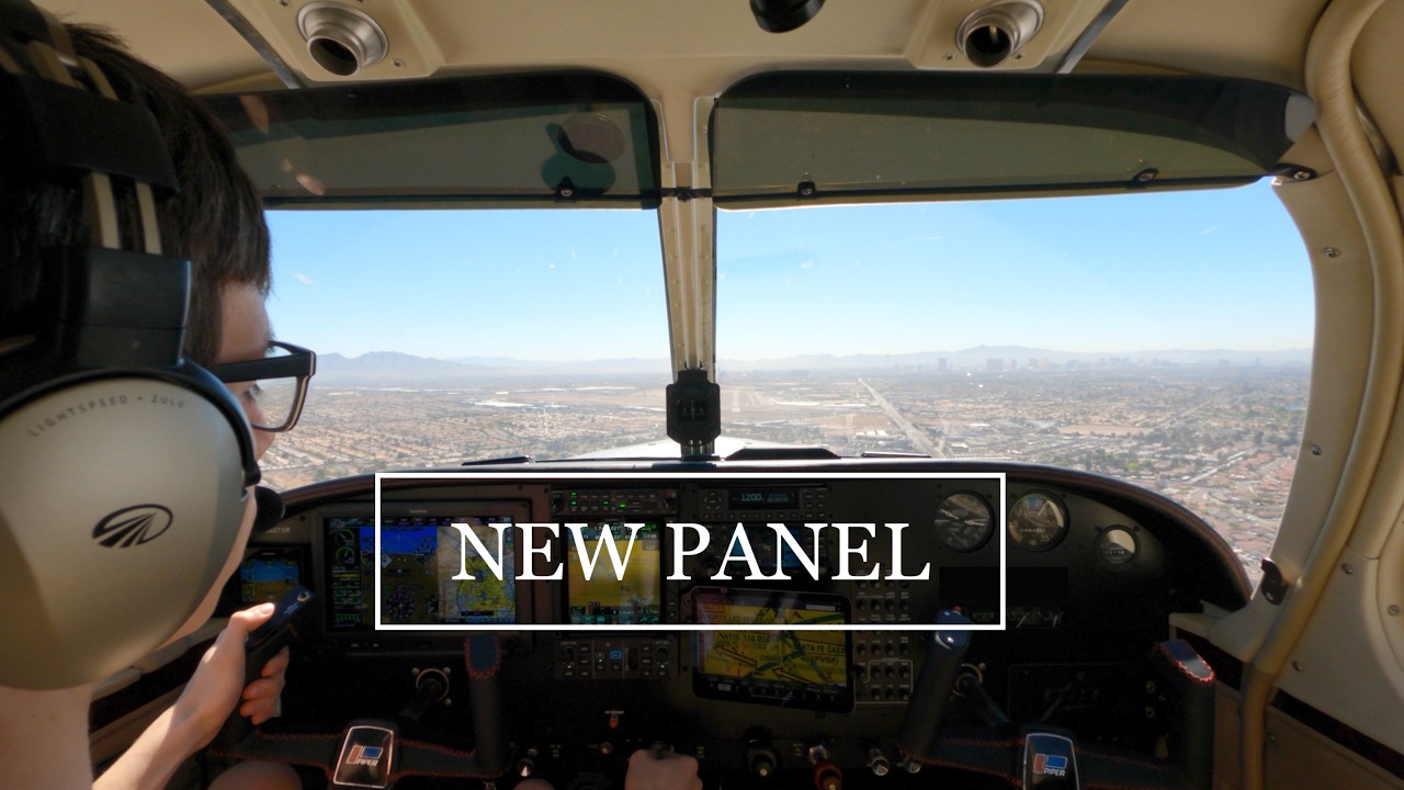 New Garmin Panel! | Piper Cherokee Six - YouTube