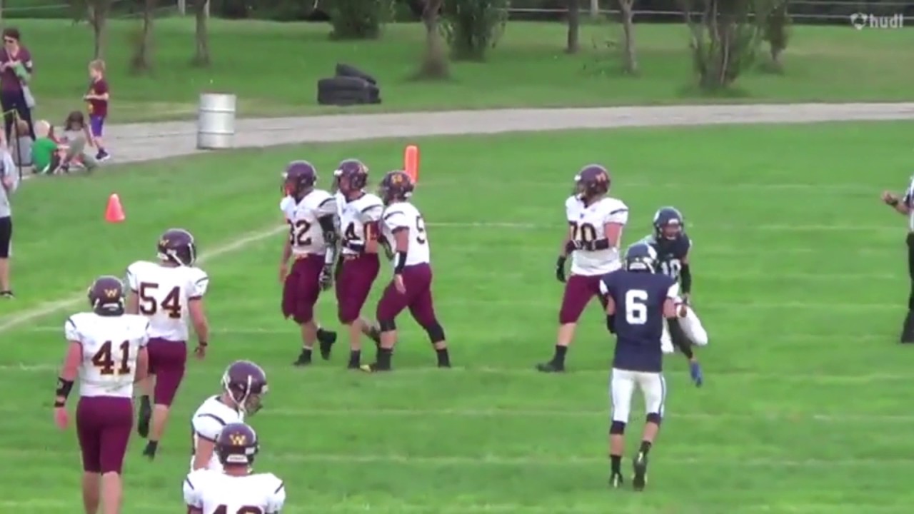 Mitchell Fulton Senior Football Highlight - YouTube
