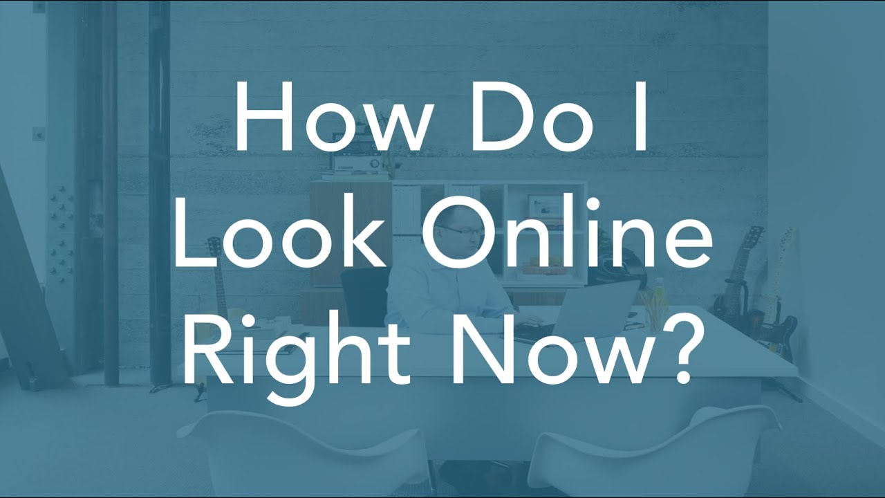 How Do I Look Online Right Now - Day 1 - YouTube