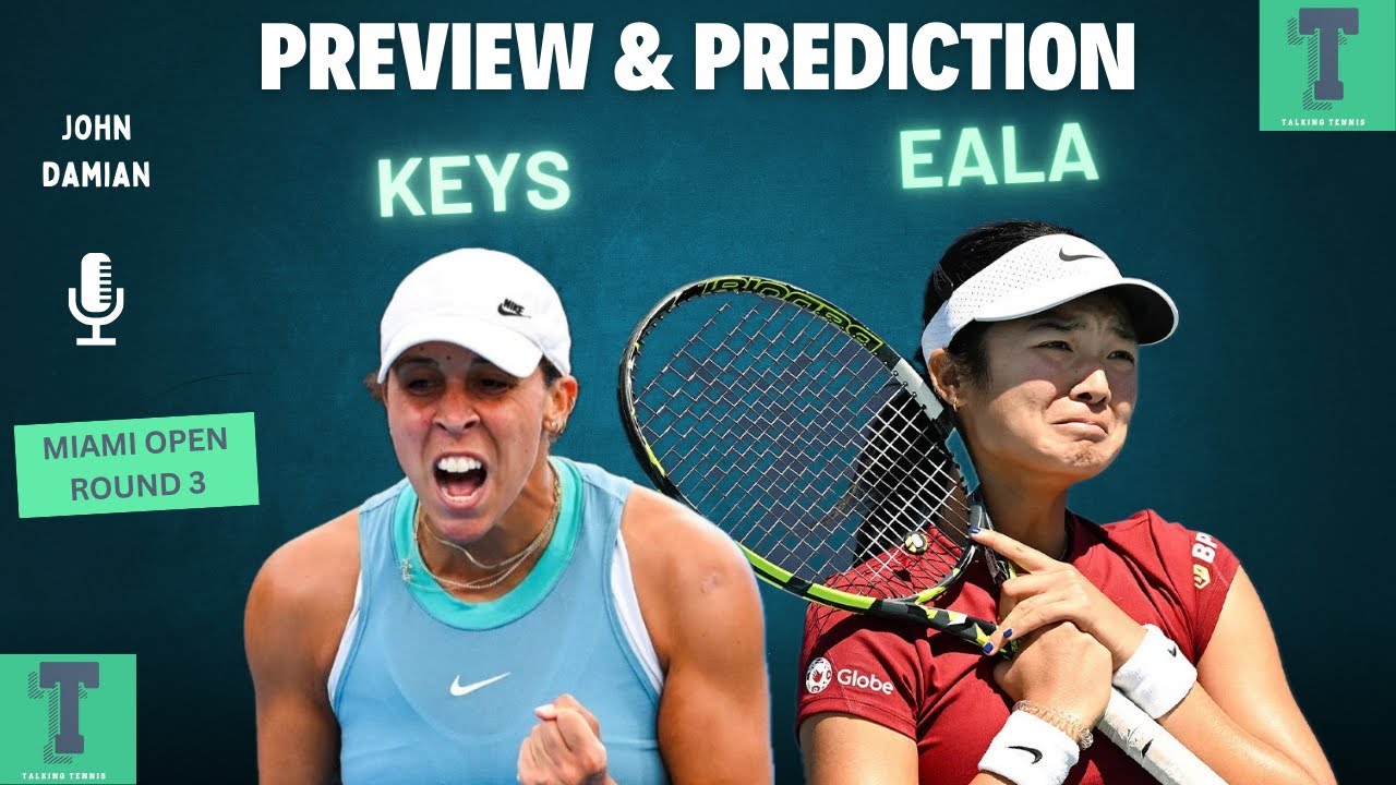 Madison Keys vs Alexandra Eala | Miami Open 2025 | Round 3 | Preview ...