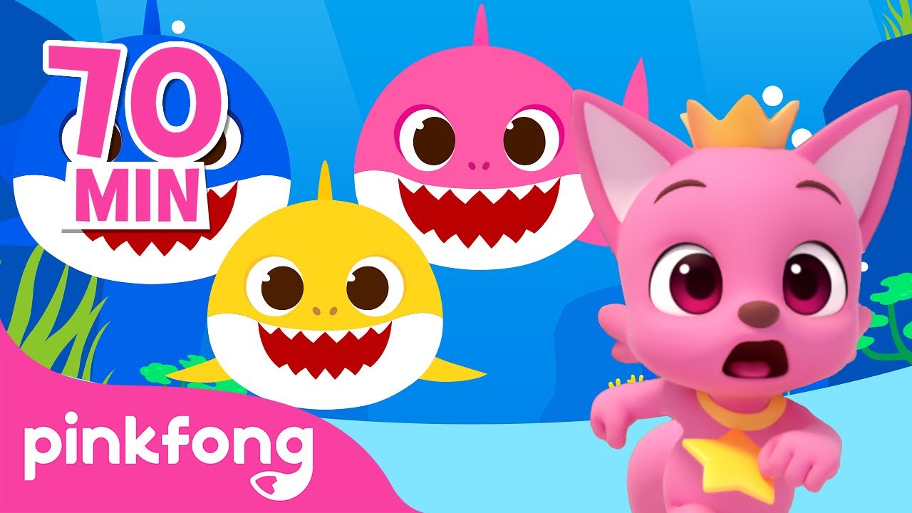 Baby Shark Pinkfong en français | +Comptines | Pinkfong, Bébé Requin ...