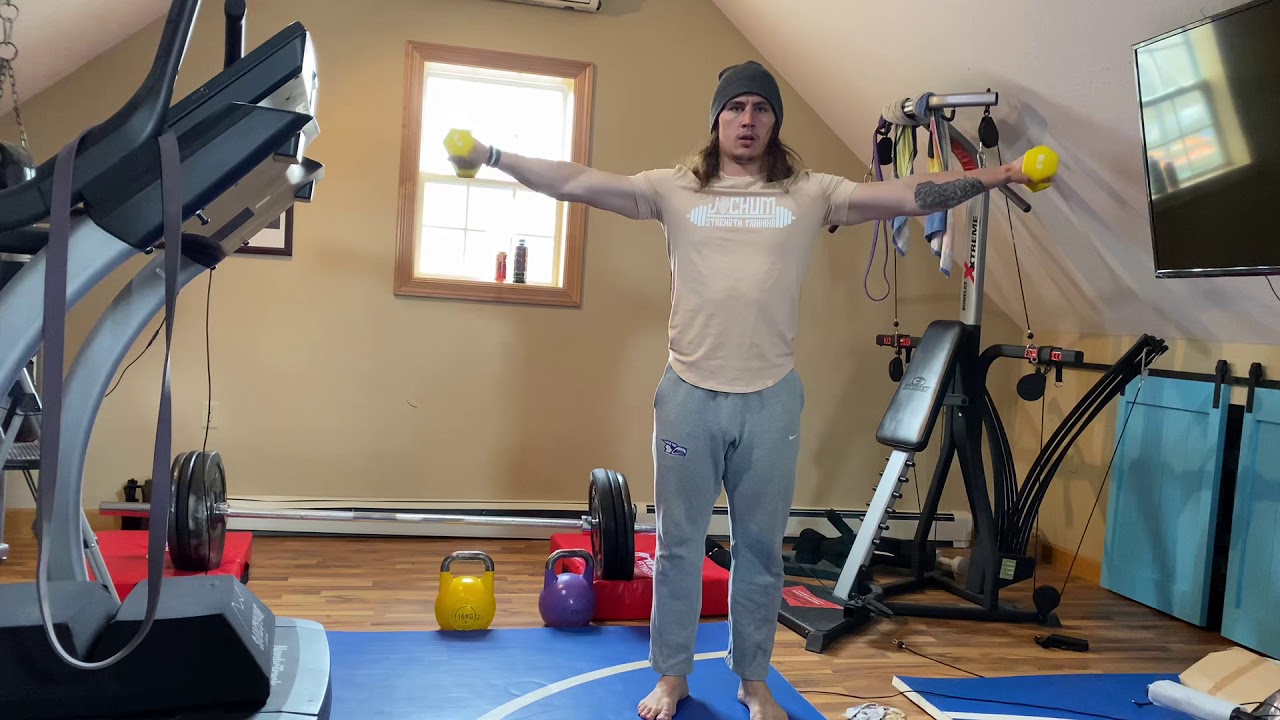 Exercise Index: Drop-Catch Lateral Raise - YouTube