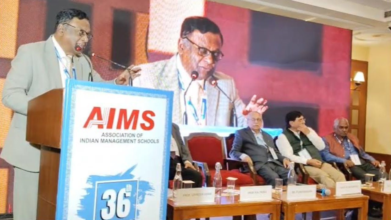 P. Dwarkanath, Chancellor, IILM University | AIMS 36th Foundation Day ...