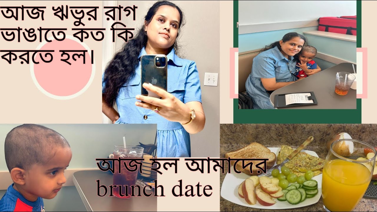 ঋভু খুব রেগে গেলো মা বাবার ওপর। আজ হল মা ছেলের Brunch date. @mile-mishe ...