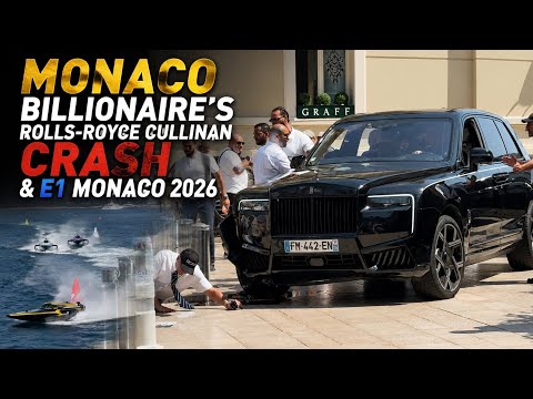 MONACO BILLIONAIRE’S ROLLS-ROYCE CRASH😱 BUGATTI @matarmstrongbmx🛥️E1 MONACO 2026🏆#monaco#billionaire