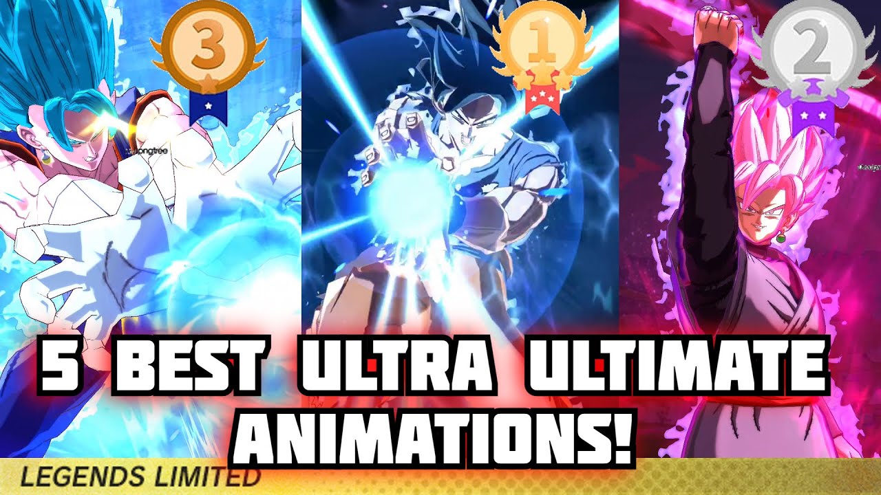 5 Best Ultra Ultimate Animations! ( Dragon Ball Legends ) - YouTube