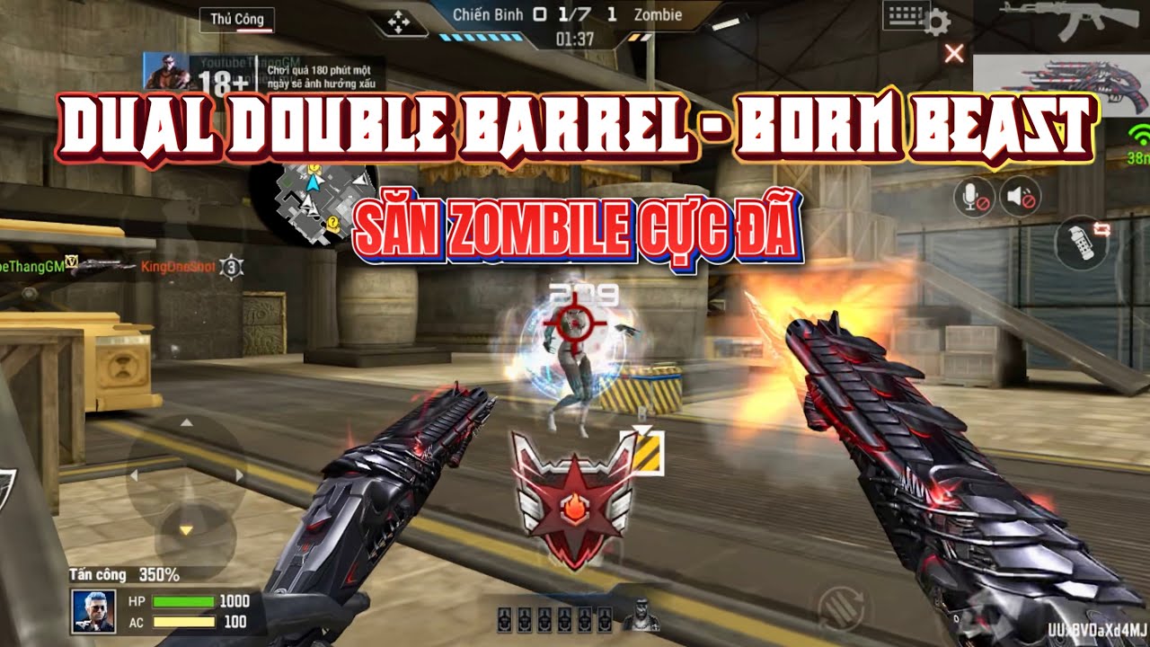 Crossfire Legends : Dual Double Barrel Born Beast Vũ Khí Phụ Săn Zombie ...