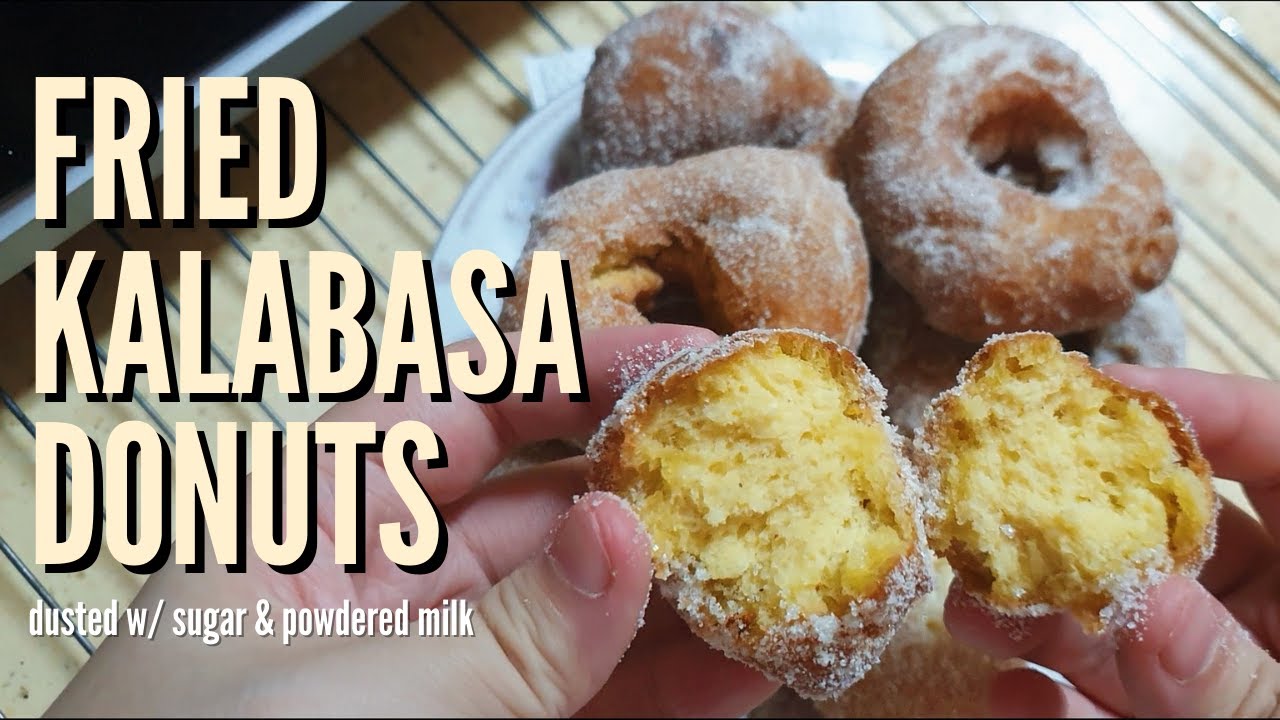 FOOD DIARY: Fried Kalabasa Donuts - YouTube