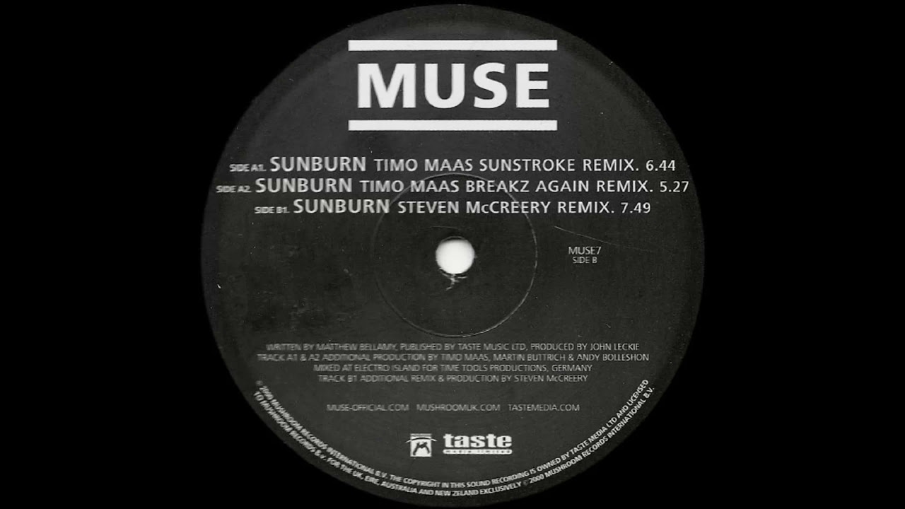 Muse - Sunburn (Timo Maas' Breakz Again/Sunstroke Remix) (Mashup) - YouTube