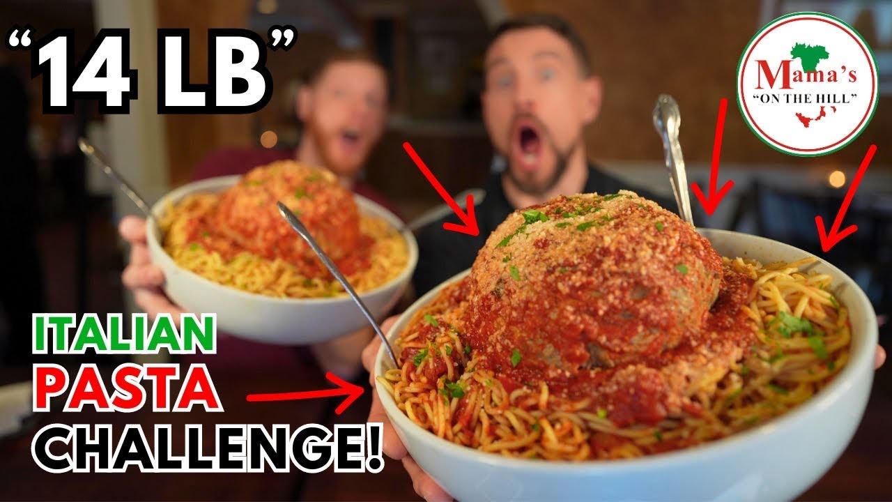 ONLY ONE PERSON HAS EVER FINISHED THIS NEARLY IMPOSSIBLE PASTA BOWL ...