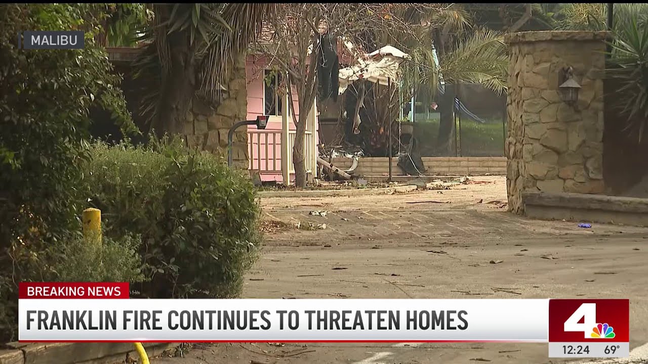 Franklin Fire destruction revealed in Malibu neighborhood - YouTube