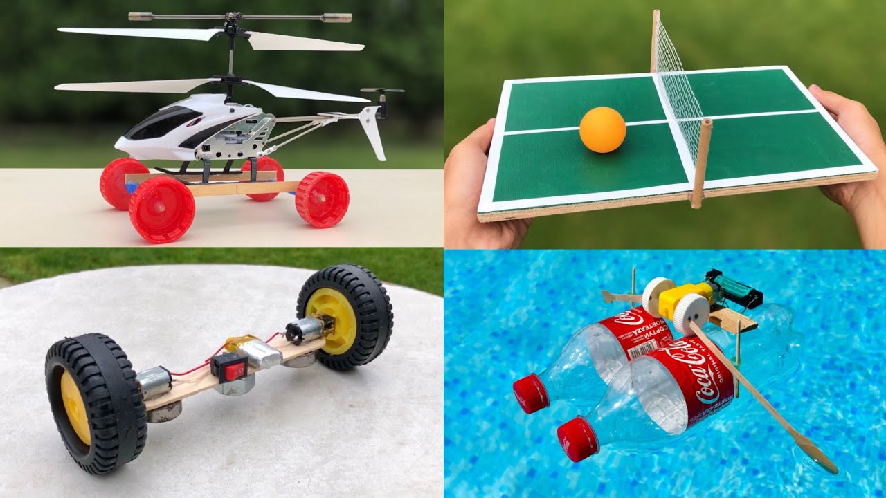 4 INCREDIBLE IDEAS and AMAZING THINGS YOU CAN MAKE AT HOME - YouTube