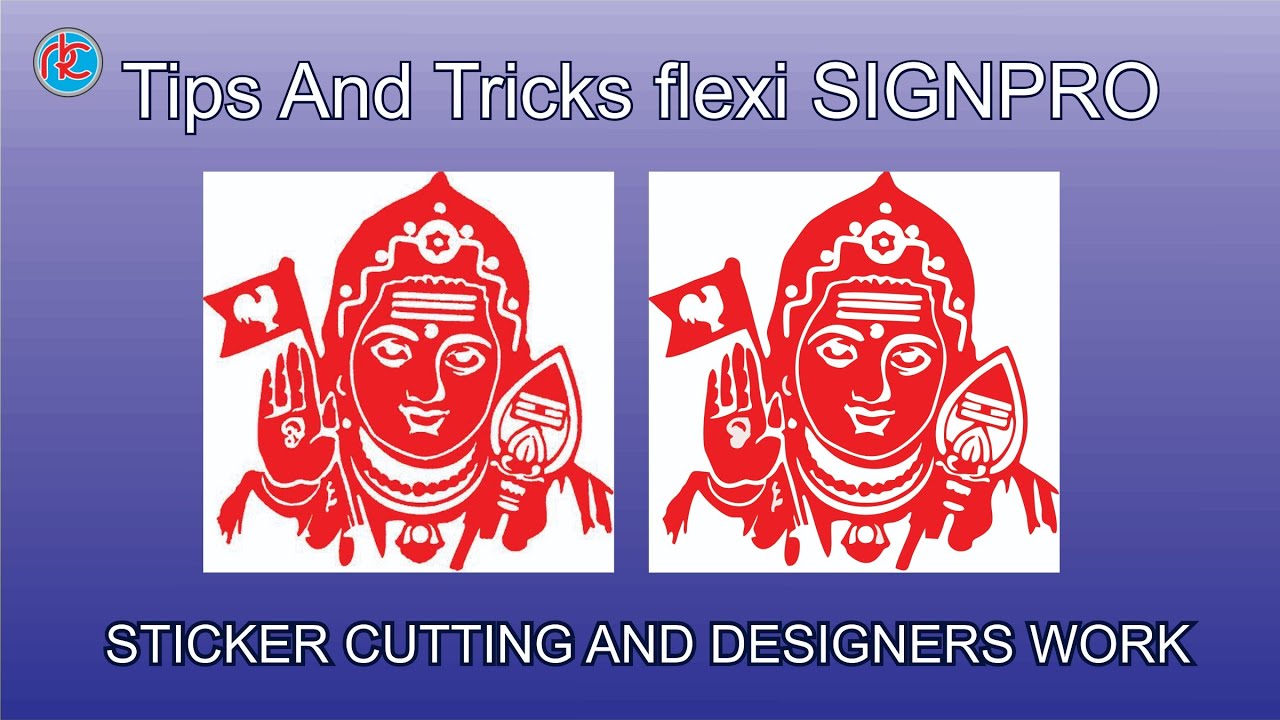 FlexiSIGN-PRO TRICKS | HOW TO TRACE BEST OUTLINE | VECTOR IMAGES - YouTube