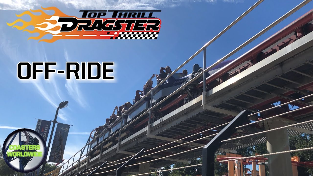 Top Thrill Dragster at Cedar Point (Off-ride, 4K Ultra HD) - YouTube