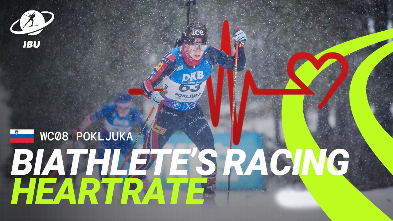 Biathlete's Heartrate during World Cup Competition with Isak Frey - YouTube