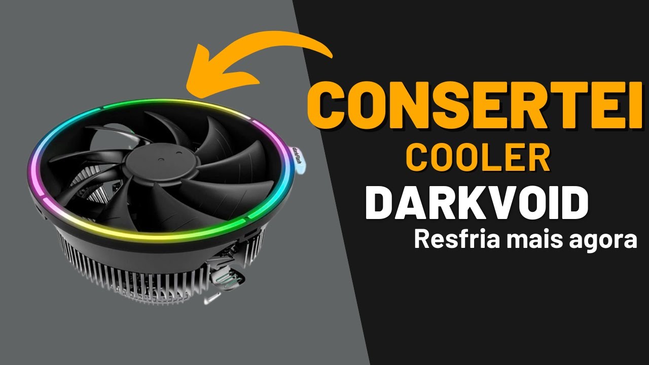 COOLER PARA PROCESSADOR DARKFLASH DARKVOID RGB - YouTube
