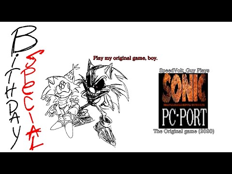 SpeedVolt Plays SONIC PC PORT from 2020 (BIRTHDAY SPECIAL!) - YouTube