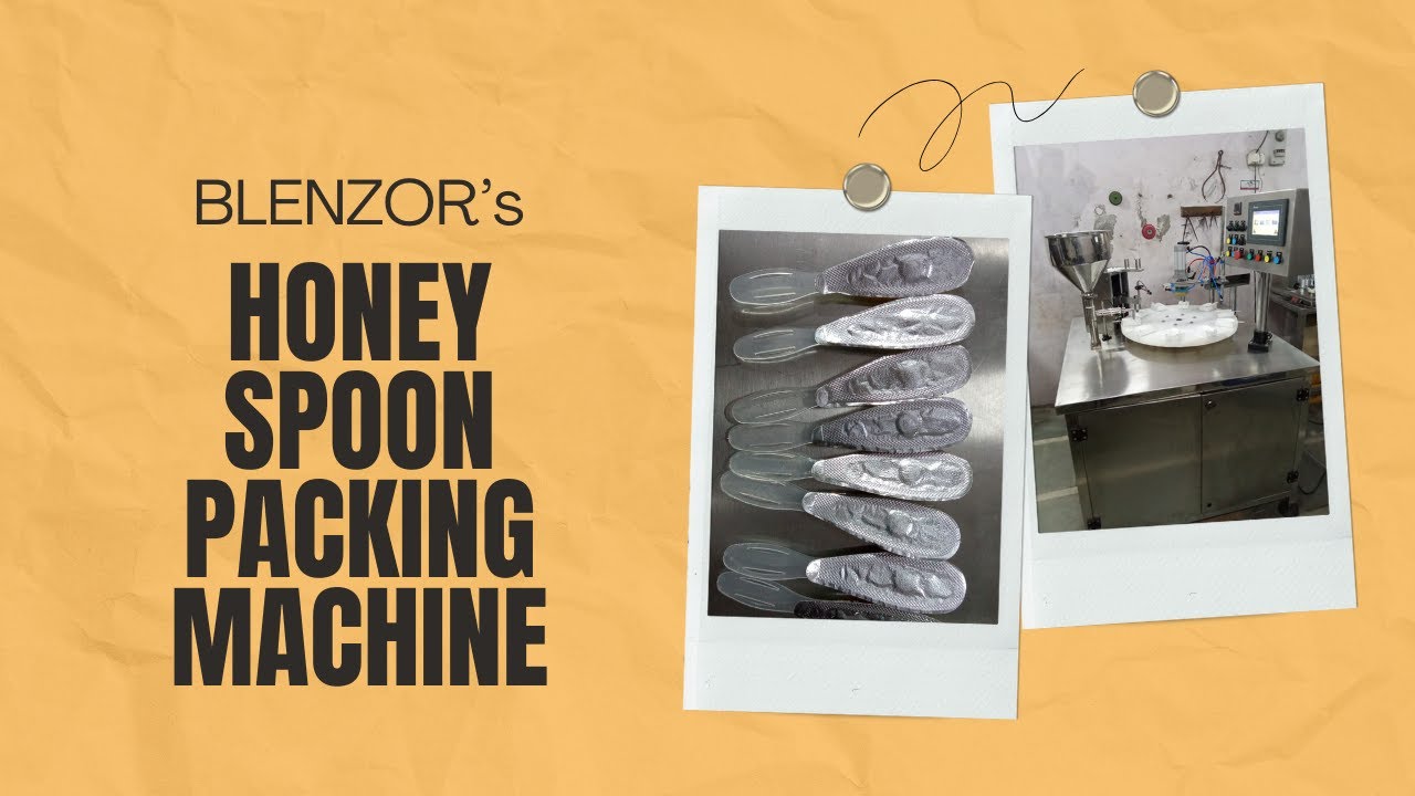 Honey Spoon Filling Sealing Packing Machine - YouTube