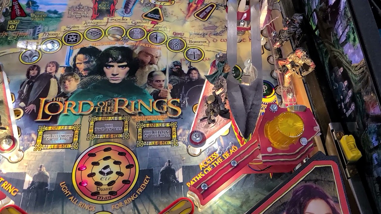 Lord Of The Rings Pinball Mod Tour - YouTube