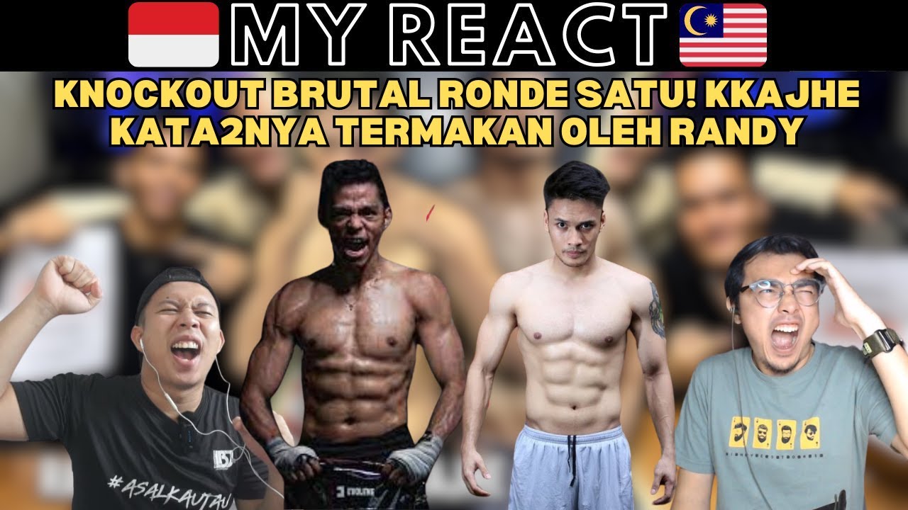 KNOCKOUT BRUTAL RONDE SATU! KKAJHE KATA2NYA TERMAKAN OLEH RANDY - YouTube