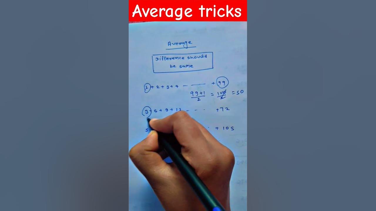 average tricks mathematics #mathstricks #averageproblems #rpf #ssc - YouTube