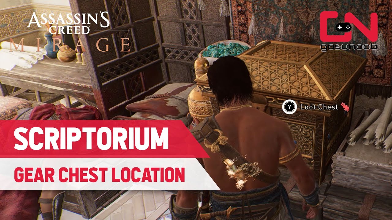 Assassin's Creed Mirage Scriptorium Gear Chest Treasure - Abbasid Knight Sword - YouTube