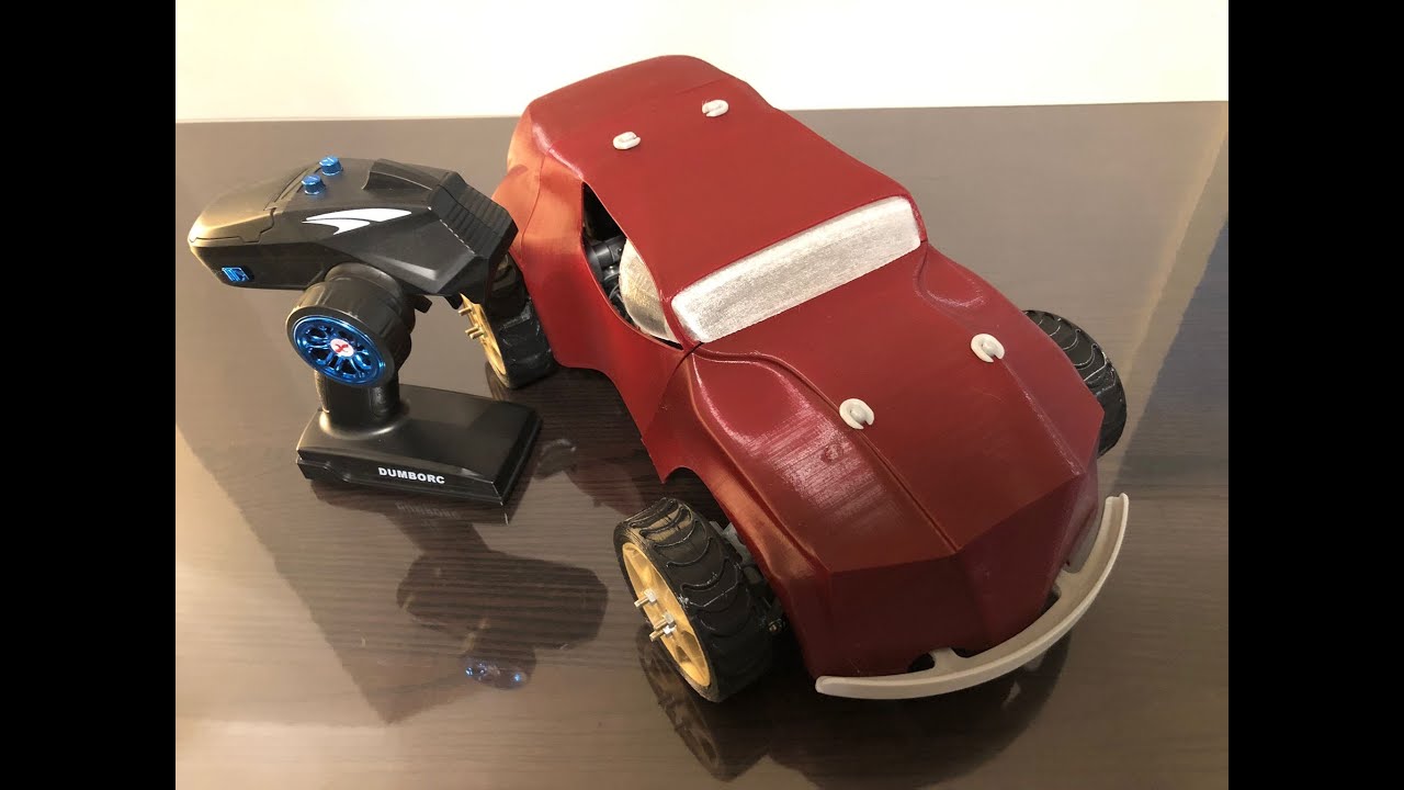 3D Printed Modular RC Car short preview - YouTube