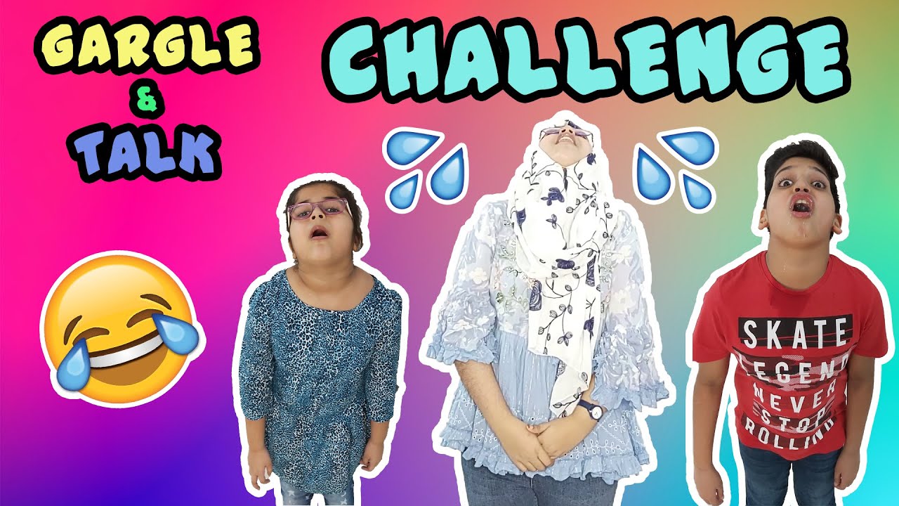 GARGLE AND TALK CHALLENGE | CHILDREN FUN ACTIVITIES | FUNNY KIDS - YouTube