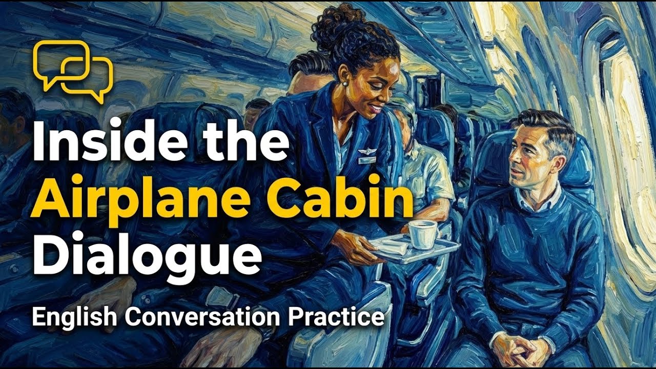 In-Flight Request | Short English Conversation Practice - YouTube
