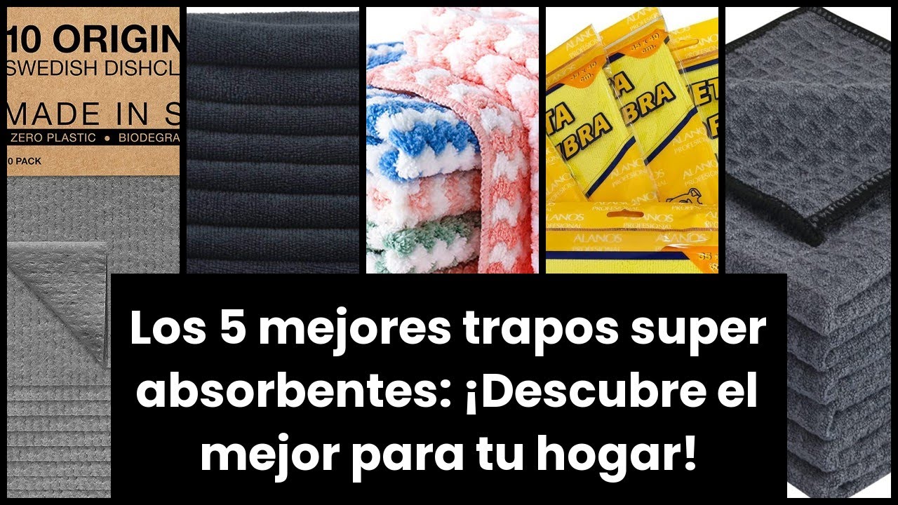 【TRAPO SUPER ABSORBENTE】Los 5 mejores trapos super absorbentes ...