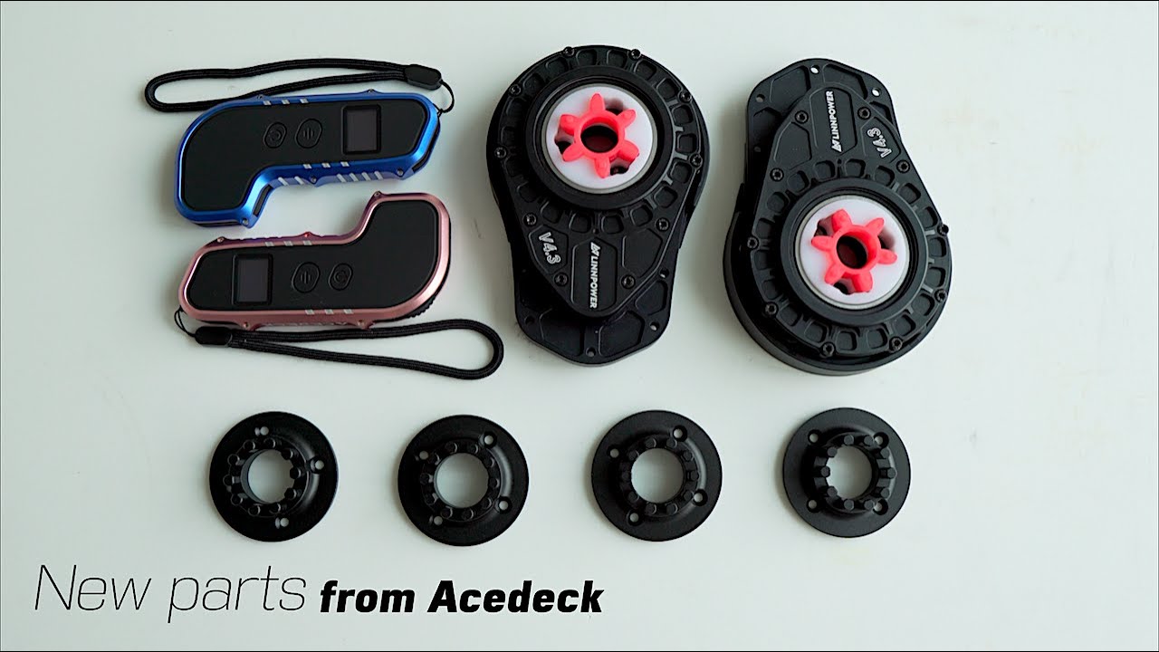 #200 Introducing new parts from Acedeck - CNC Bumper Shell, CNC Adapter, Linnpower V4.3 CNC Gear ...