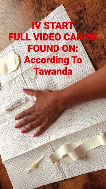 How To Start an IV | Intravenous Insertion for Nurses - YouTube